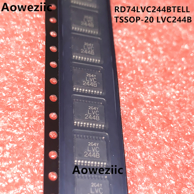 10个 RD74LVC244BTELL TSSOP-20 丝印 LVC244B 线路驱动器芯片IC