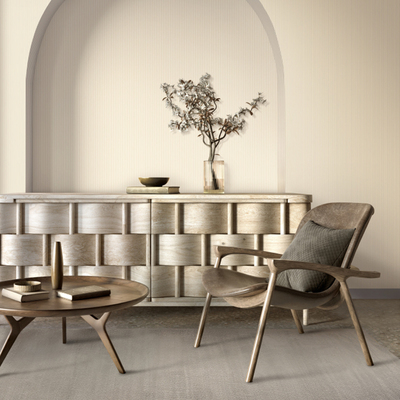 意大利现代轻奢背景墙条纹壁纸