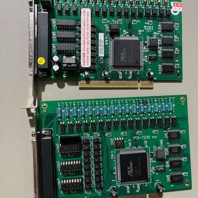 适用工控视觉数字io卡 PCI-7230 视觉工控机里面拆的，成议价