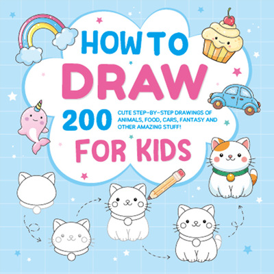 儿童分步学画画简笔涂色本