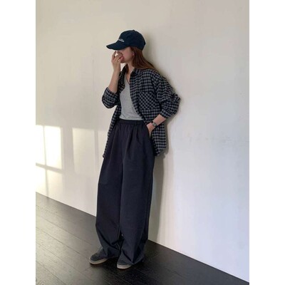 九0921韩国东大门休闲长裤区doubleJ-8649613街舞甜美简约秋冬