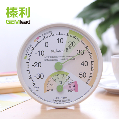榛利GEMlead 温度计 湿度计 温湿度计 婴儿房室内家用白色