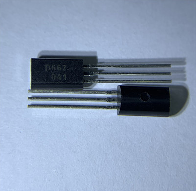 原装正品 CJ长电 2SD667 D667 直插TO-92L 视频放大小功率三极管