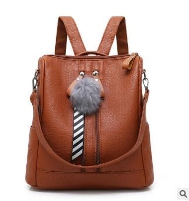 Female PU Leather Women's Backpack Bags Travel Bag back pack