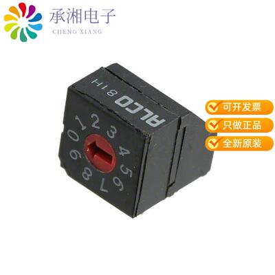 全新1825008-2正品SWITCH ROTARY DIP BCD 0.40VA 20V