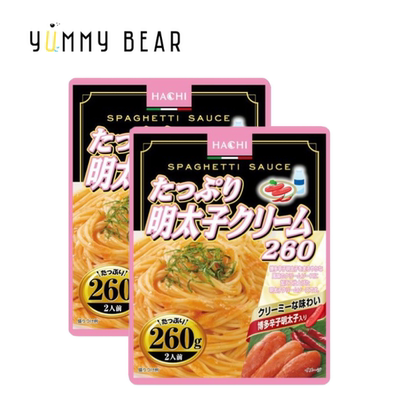 Hachi博多辛明太子意粉酱260g2人份量x2可按个人喜好加入不同配料