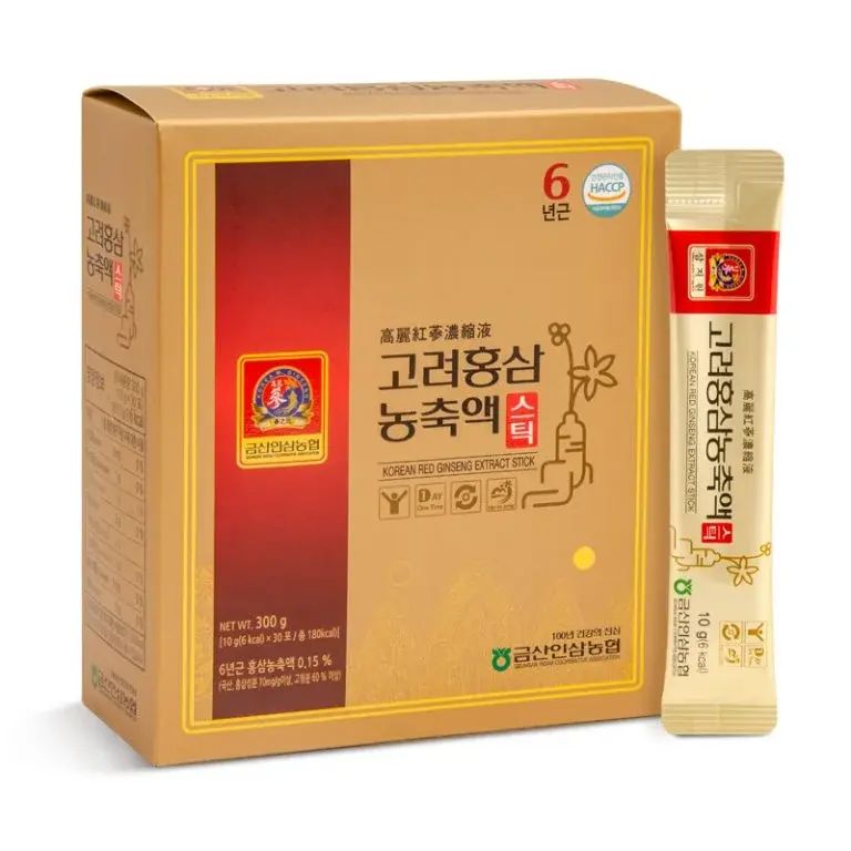 参之元高丽红参提取液轻量版10克x30包盒装300克滋补强身健体即饮
