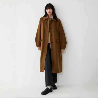 STUDIO TOMBOY 巴尔马肯大衣 女羊毛混纺通勤休闲宽松保暖外套