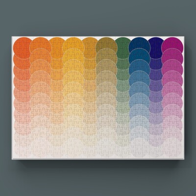 （现货）进口 cloudberries 渐变彩虹挑战高难度500片拼图画