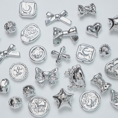 亚克力多款式银色系散珠懒人搭配