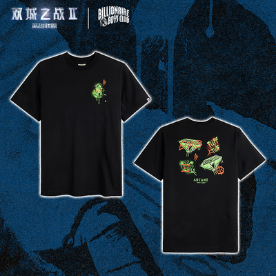 英雄联盟Billionaire Boys Club X 双城之战联名款限定短袖T恤