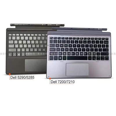 戴尔/DELL Latitude 5290/5285 K16M原装英文磁吸皮套键盘触摸板