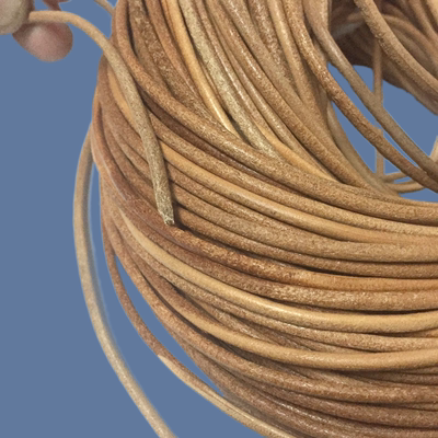 饰品真皮牛皮绳本色原色圆