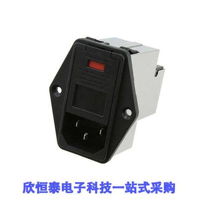 6-6609930-8连接器 《 PWR ENT MOD RCPT IEC320-C14 PNL    》