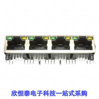 RJHSE-5384-04连接器 《 CONN MOD JA【 8P8C R/A SHIELDED    》