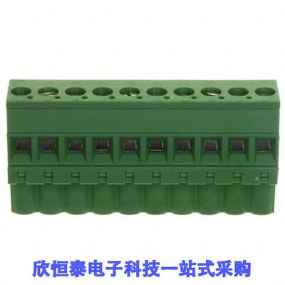 1-284041-0连接器 《 TERM BLO【 PLUG 10POS 5.08MM    》