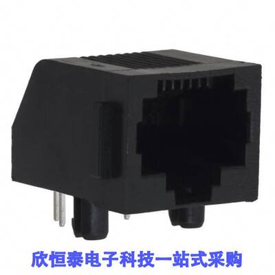 5555166-1连接器 《 CONN MOD JA【 8P8C R/A UNSHLD    》