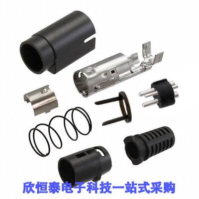KPPX-3P连接器 《 CONN PLUG MALE DIN 3POS SOLDER    》