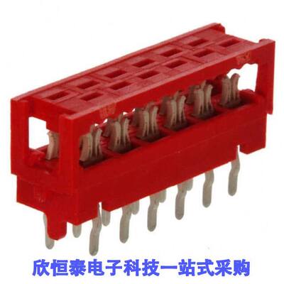 1-215570-2连接器 《 CONN DIP HDR IDC 12POS 28AWG PCB    》