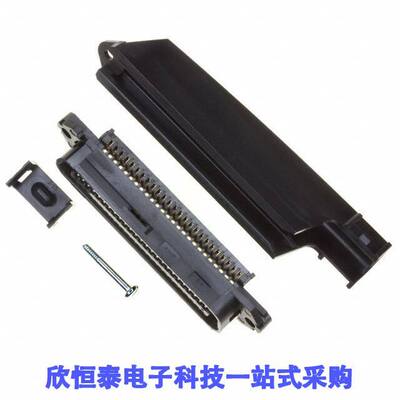 5552402-1连接器 《 CONN PLUG 50POS R/A IDC    》
