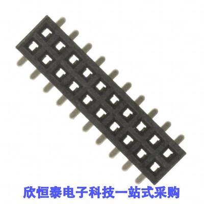 LPPB102NFSS-RC连接器 《 CONN HDR 20POS 0.05 GOLD SMD    》
