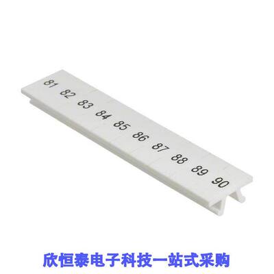 1050017:0081连接器 《 CONN ACC MARKER STRIP PREPRINT    》