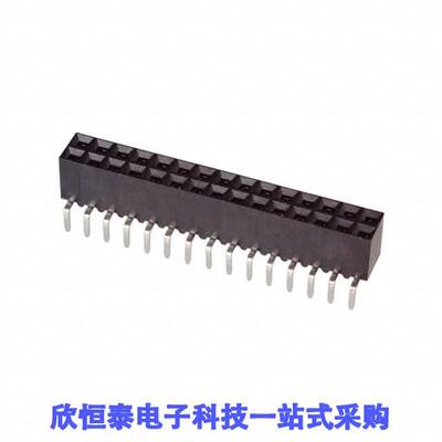 1-534267-2连接器 《 CONN RCPT 30POS 0.1 GOLD PCB    》