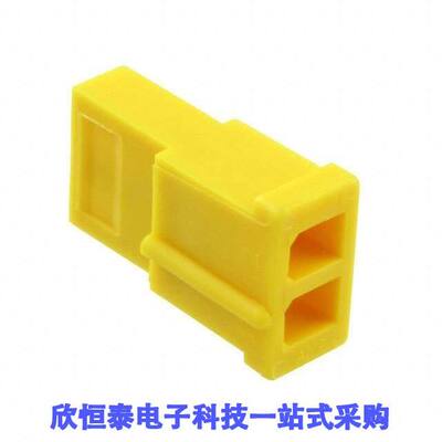 1-480318-4连接器 《 CONN PLUG HSNG 2POS .200 YELLOW    》