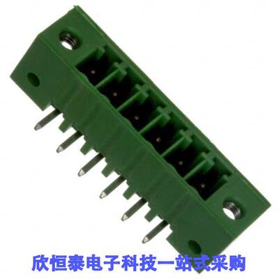 284539-6连接器 《 TERM BLO【 HDR 6POS 90DEG 3.5MM    》