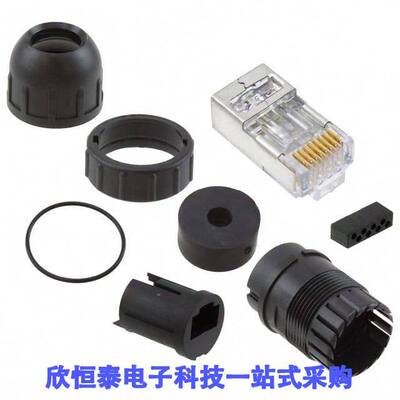 DCC-RJ6SB-310连接器 《 CONN MOD PLUG 8P8C SHIELDED    》