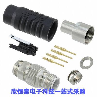 1-2823445-8连接器 《 CONN PLUG MALE 4POS GOLD CRIMP    》