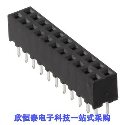3-1734506-4连接器 《 CONN RCPT 22POS 0.079 GOLD PCB    》