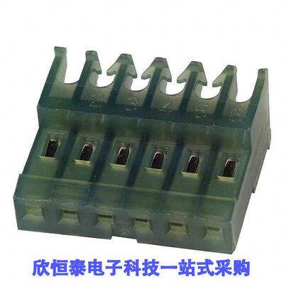 3-640623-6连接器 《 CONN RCPT 6POS IDC 28AWG TIN    》