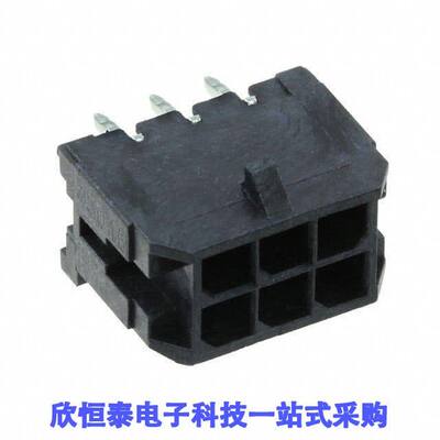 0430450612连接器 《 CONN HEADER VERT 6POS 3MM    》