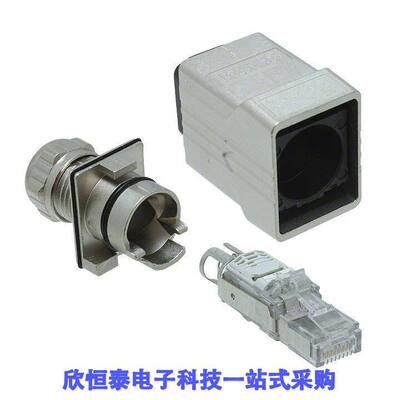 1608100连接器 《 CONN MOD PLUG 8P4C SHIELDED    》