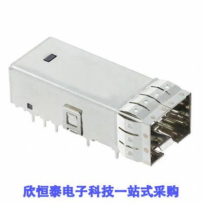 2246041-1连接器 《 CONN MICR SFP+ RCP W/CAGE 22P RA    》