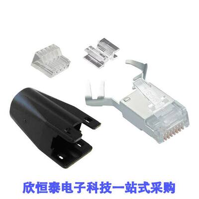 SS-39200-089连接器 《 CONN MOD PLUG CAT6A 8P8C SHLD    》
