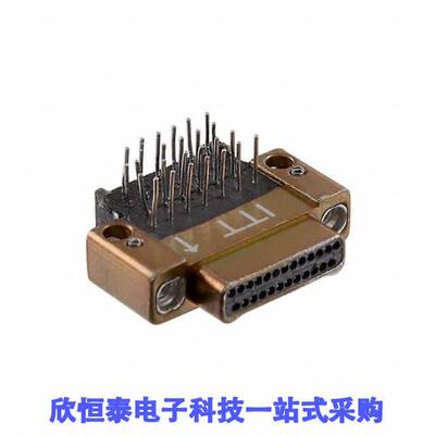 NDD-25PBRTT连接器 《 NANO MALE 25POS R/A SLDR    》