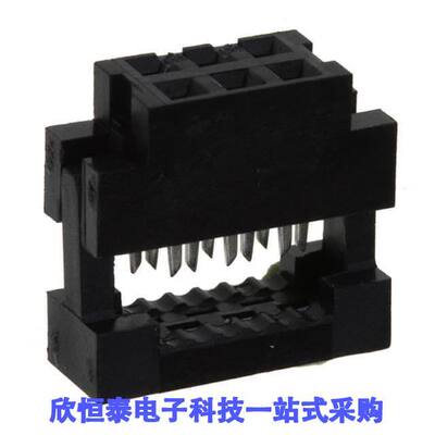 89947-706LF连接器 《 CONN RCPT 6POS IDC 28AWG GOLD    》