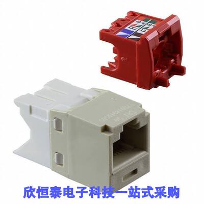 CJ5E88TGEI连接器 《 CATEGORY 5E, RJ45, 8-POSITION, 8    》