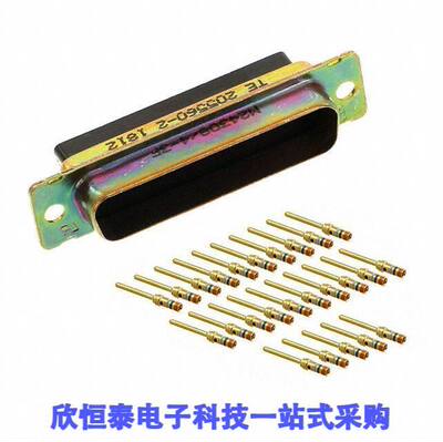 205560-2连接器 《 CONN D-SUB PLUG 25POS CRIMP    》