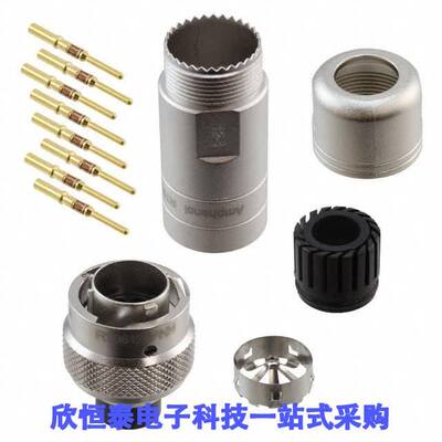 RT06128PNH-K连接器 《 CONN PLUG MALE 8POS GOLD CRIMP    》
