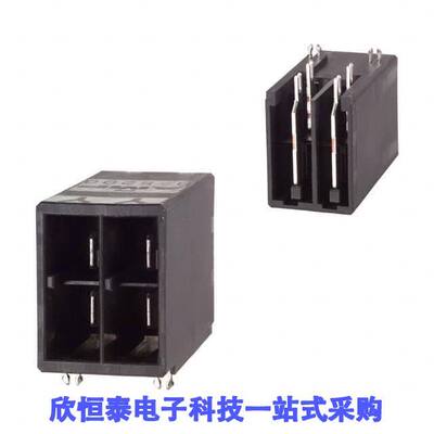 2-1318983-6连接器 《 CONN HEADER R/A 4POS 10.16MM    》