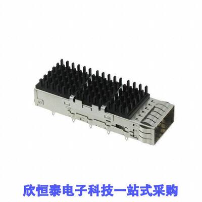 2170704-2连接器 《 CONN QSFP28 CAGE W/HSINK R/A    》