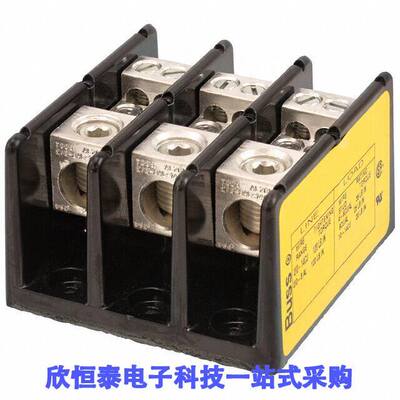 16220-3连接器 《 PWR DISTRIB BLO【 3POS 175A 600V    》