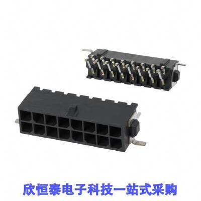 4-794629-6连接器 《 CONN HEADER SMD R/A 16POS 3MM    》