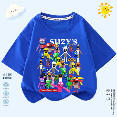 Suzys Restauran苏西的餐厅游戏衣服周边儿童短袖t恤半袖衫薄款潮