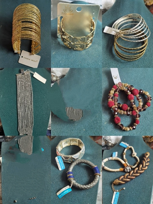 欧美外贸孤品复古手镯老货默认微瑕氧化介意慎拍80015