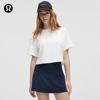 All Yours 女士棉混纺短款短袖 T 恤 丨lululemon丨LW3JSJS