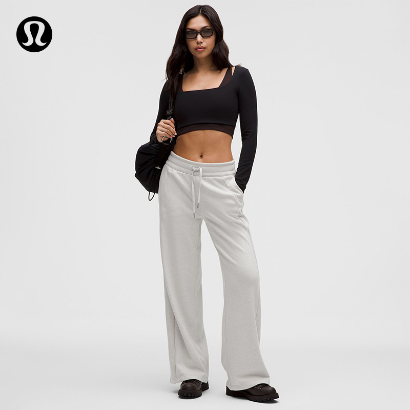 Scuba 女士中腰阔腿裤*加绒*常规版型丨lululemon丨LW5IOTS